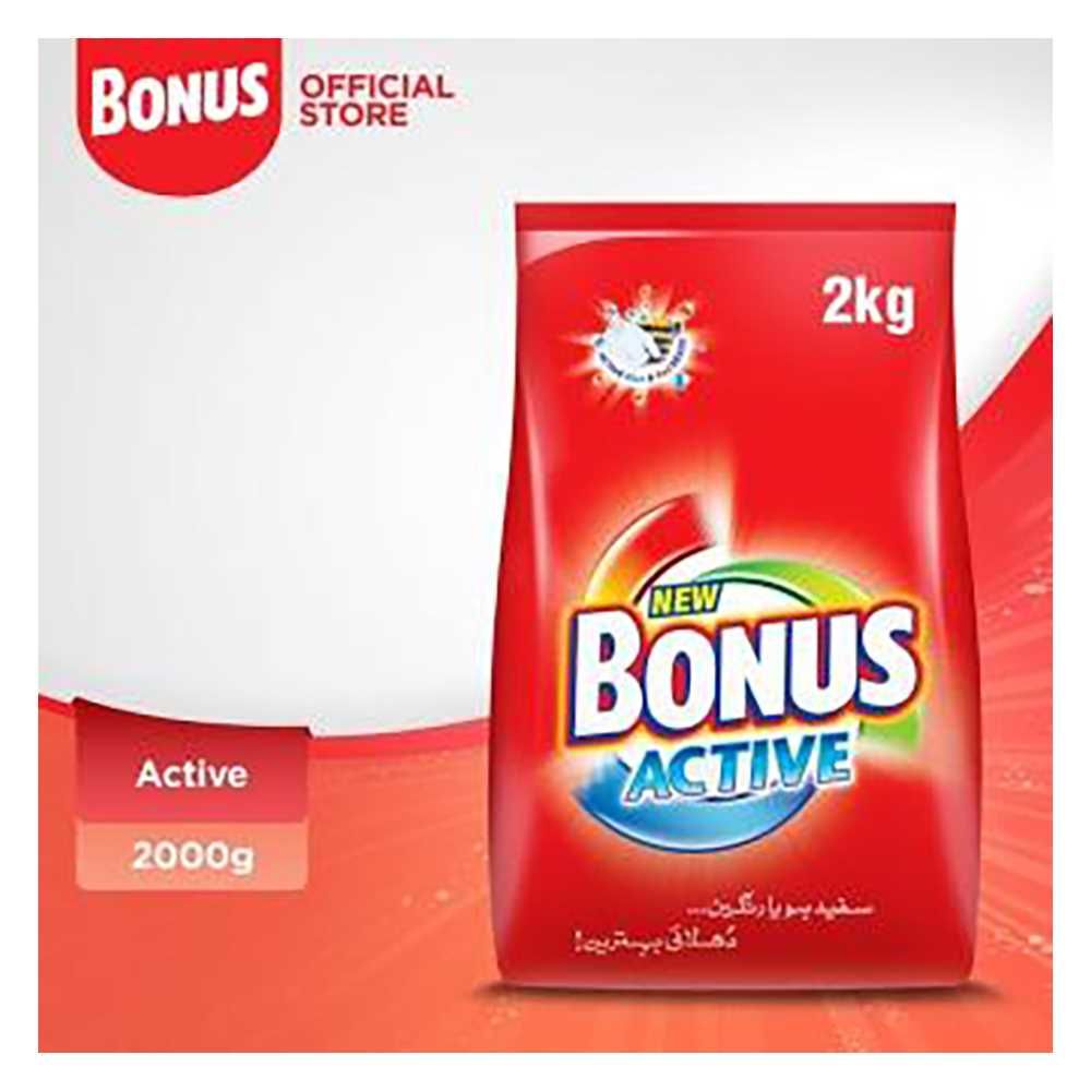 Buy Bonus Active Detergent Powder 2000g Online in Pakistan – Shopaholic.pk