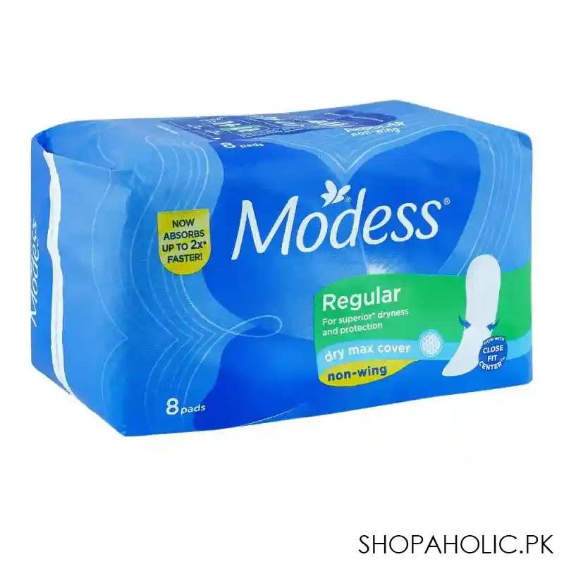 Buy Modess Regular Dry Max Cover, Non-Wing Pads 8-Pack Price ...