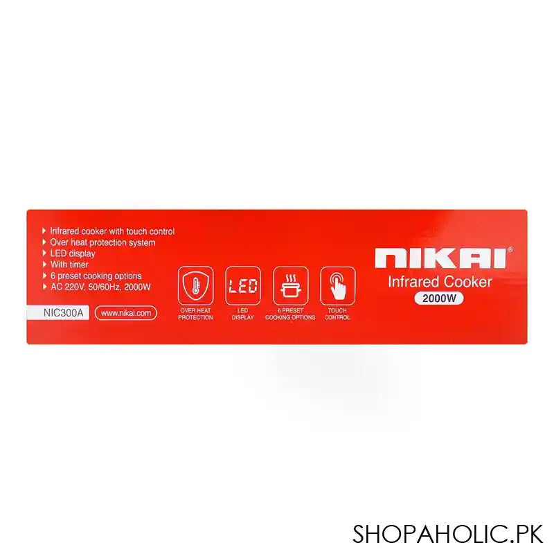 Buy Nikai Infrared Cooker 2000W NIC300A Online in Pakistan – Shopaholic.pk