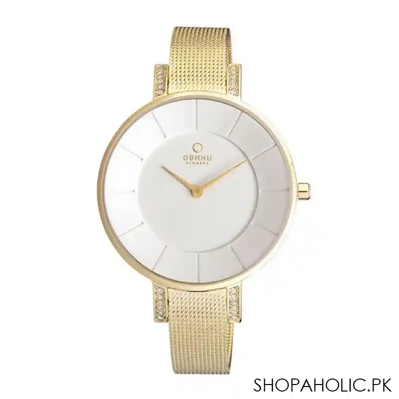 Obaku Women's Designed Round Dial, Analog Watch, V158LEGIMG – Shopaholic.pk