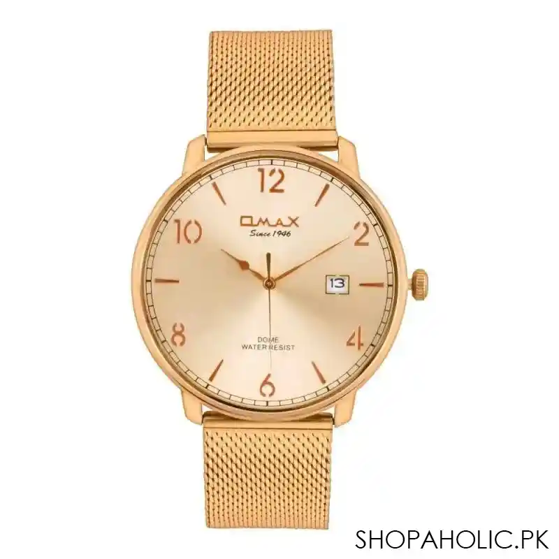 Omax Men's Vintage Rust Gold Dial, Analog Watch, DCD003R88I – Shopaholic.pk