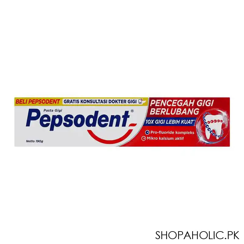 Buy Pepsodent Cavity Preventor Toothpaste 190g in Pakistan – Shopaholic.pk