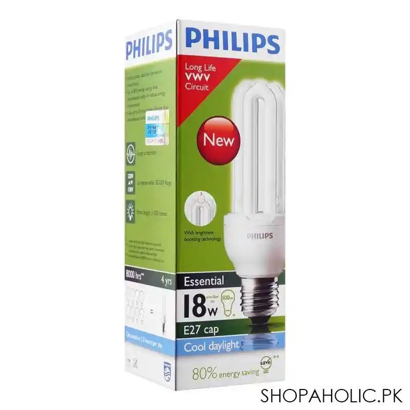 Buy Philips Essential Energy Saver Bulb, 18W, Cool Daylight – Shopaholic.pk