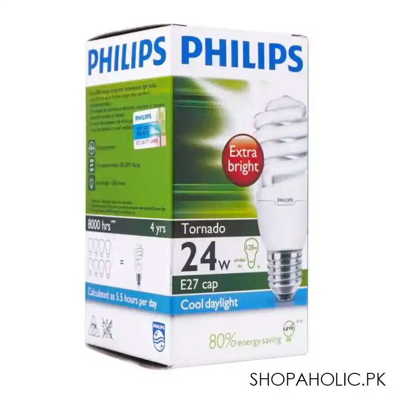 Philips Tornado Energy Saver Bulb, 24W, E27, Cool Daylight – Shopaholic.pk