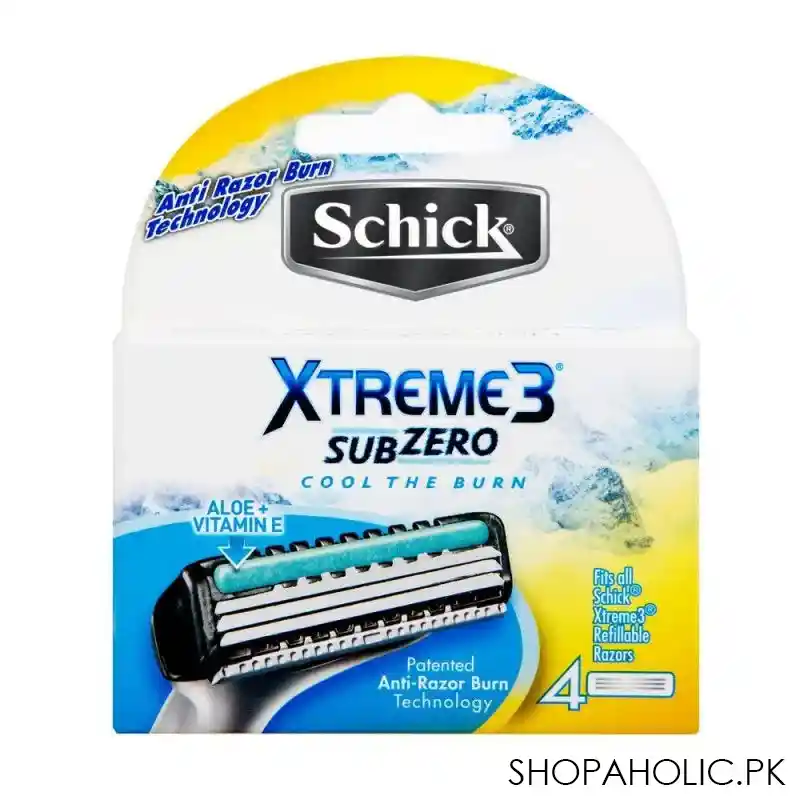 Buy Schick Xtreme 3 Sub Zero Cool The Burn Cartridges 4-Pack ...