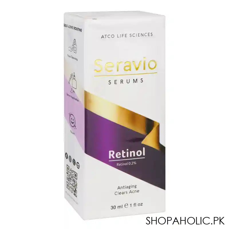 Buy Seravio 0.2% Retinol Anti-Aging Serum 30ml in Pakistan – Shopaholic.pk