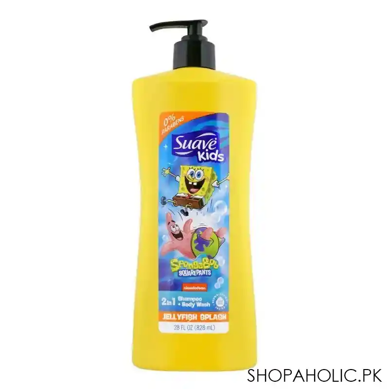 Suave Kids Sponge Bob Jelly Fish Spalsh Shampoo + Body Wash – Shopaholic.pk