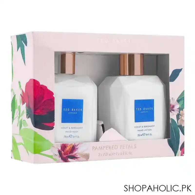 Buy Ted Baker Violet & Bergamot Set Hand Wash + Hand Lotion – Shopaholic.pk
