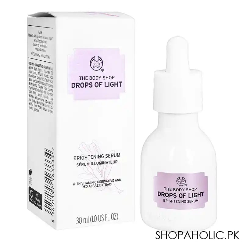 The Body Shop Drops Of Light Pure Heathy Brightening Serum – Shopaholic.pk