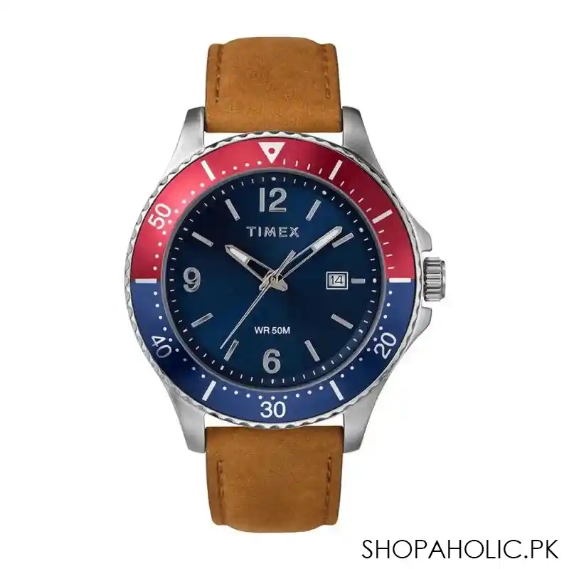 Buy Timex Men WR50M Red & Blue Dial, Analog Watch, TW2U29200 ...