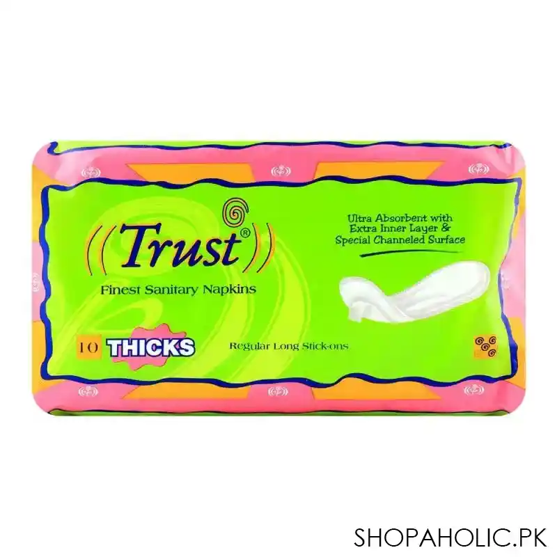 Buy Trust Regular Long Stick-ons Thicks Napkins 10-Pack – Shopaholic.pk
