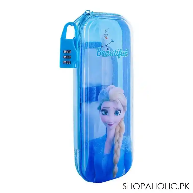 Buy UBS Frozen Theme Stationary Box With Lock, Blue, 5734 – Shopaholic.pk