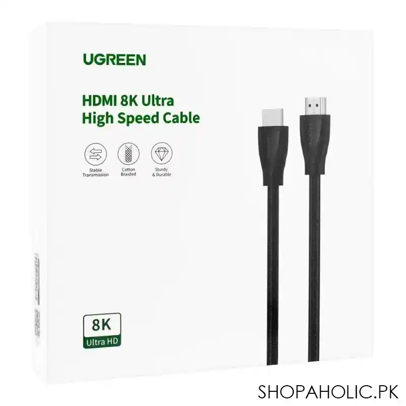 Buy UGreen HDMI 8K Ultra High Speed Cable Braided, 2m, 80403 ...