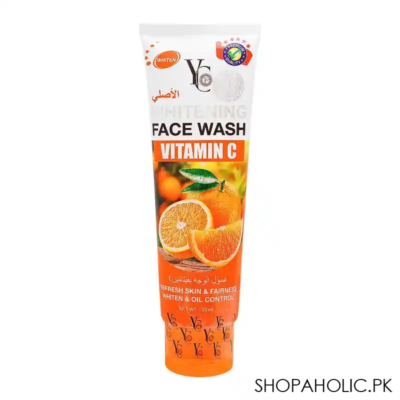 Buy Yong Chin Whitening Vitamin C Face Wash in Pakistan – Shopaholic.pk