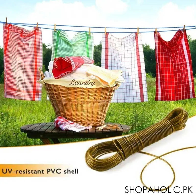 Buy 20m Extra Strong PVC Coated Clothesline in Pakistan