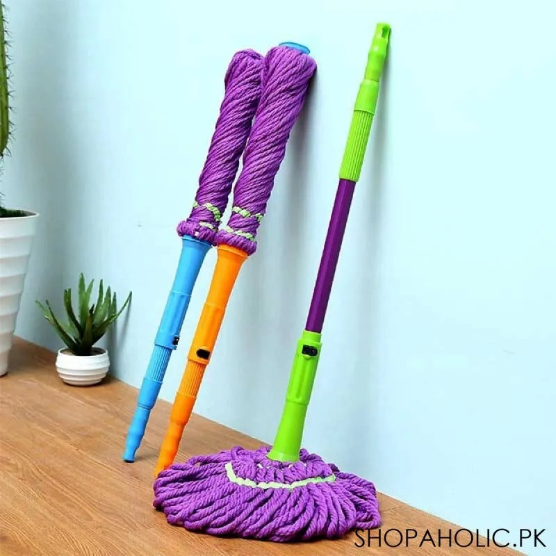 Buy Microfiber 360 Degree Self Wringing Rotary Twist Mop