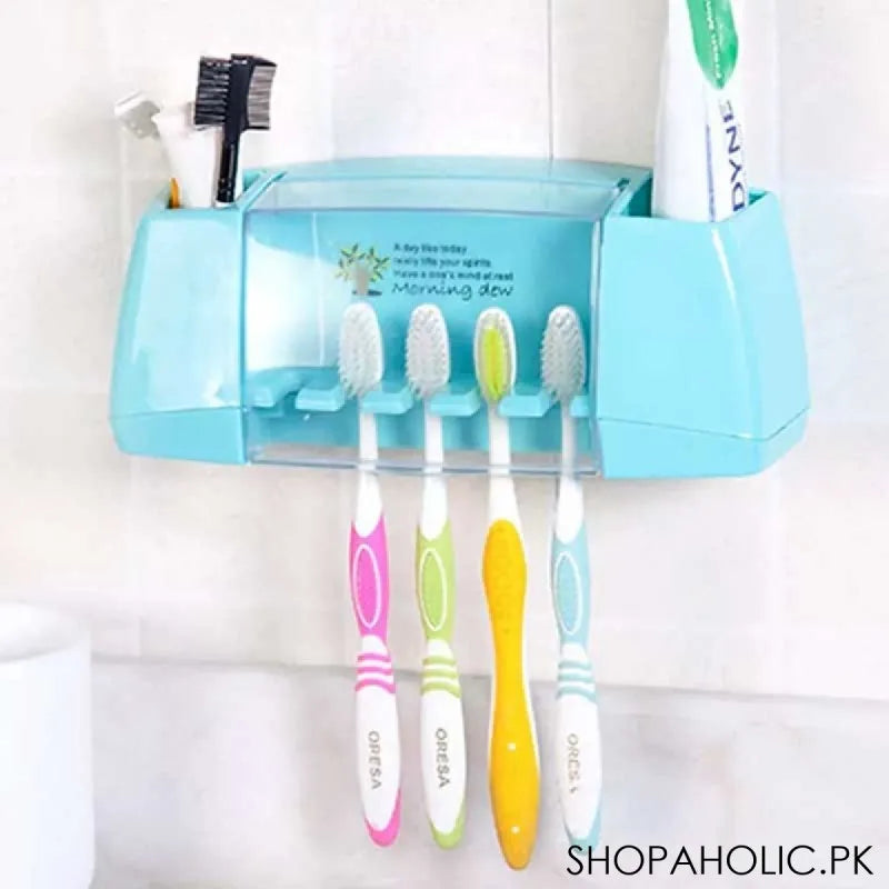 Buy Wall Mounted Multifunctional Toothbrush Holder in Pakistan