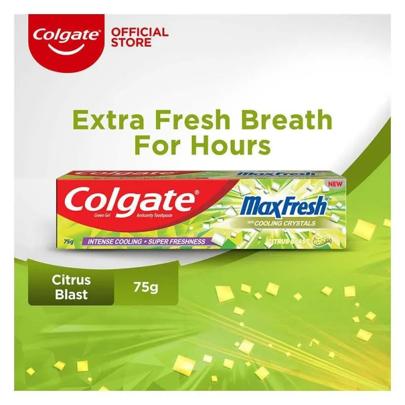 Buy Colgate MaxFresh Green Gel Citrus Blast Toothpaste 75gm
