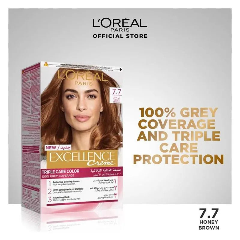 Loreal Paris Excellence Creme Hair Colour Honey Brown