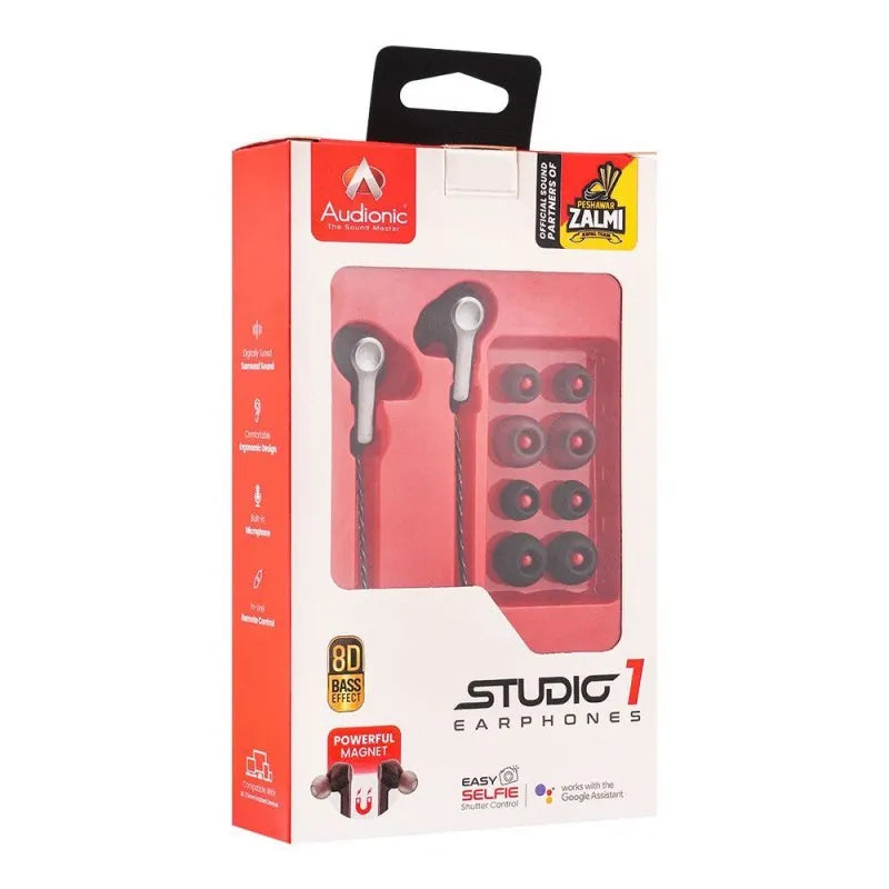 Buy Audionic Studio 1, Powerful Magnet Earphones in Pakistan