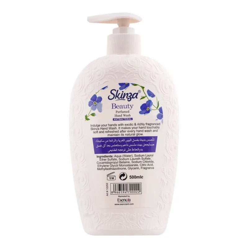 Buy Skinza Beauty Antibacterial Perfumed Hand Wash, 500ml