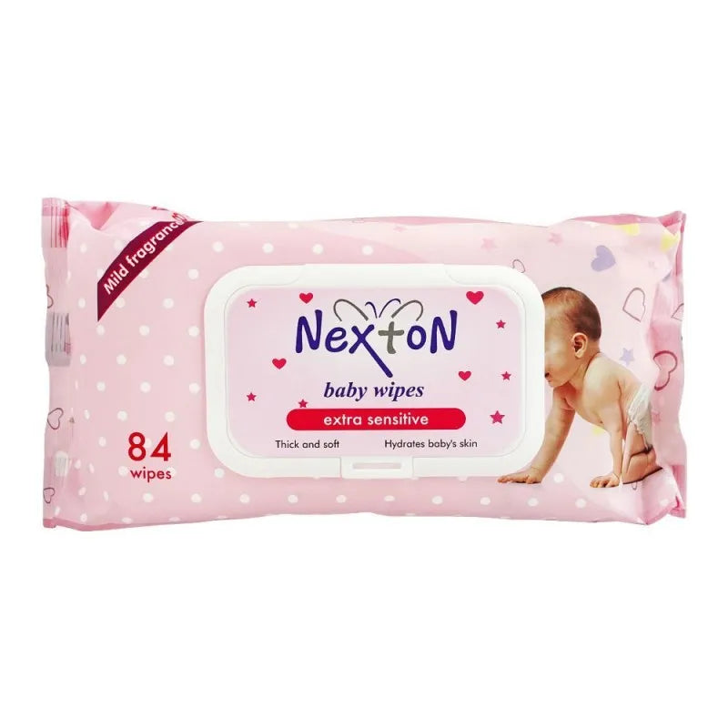 Nexton Extra Sensitive Baby Wipes, 84-Pack Price in Pakistan