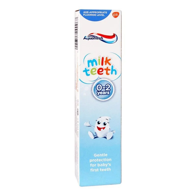 Buy Aquafresh Milk Teeth Toothpaste, 0-2 Years, 50ml