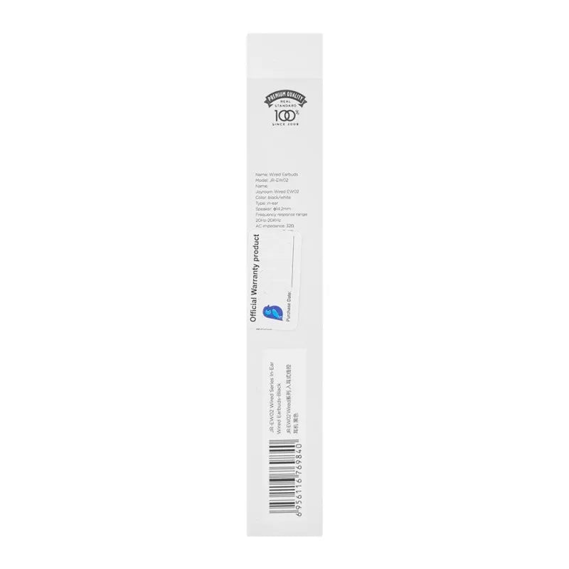 Buy Joyroom Wired Series In-Ear Wired Earbuds, Black JR-EW02