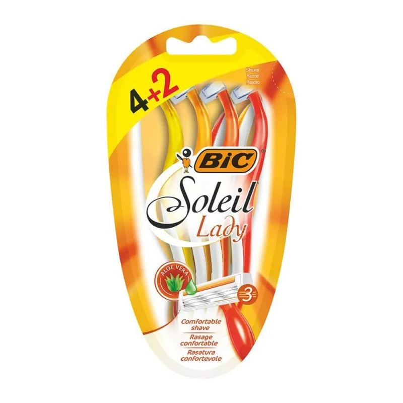 BIC Soleil Lady Razor, For Women, 4+2 Pack Price in Pakistan