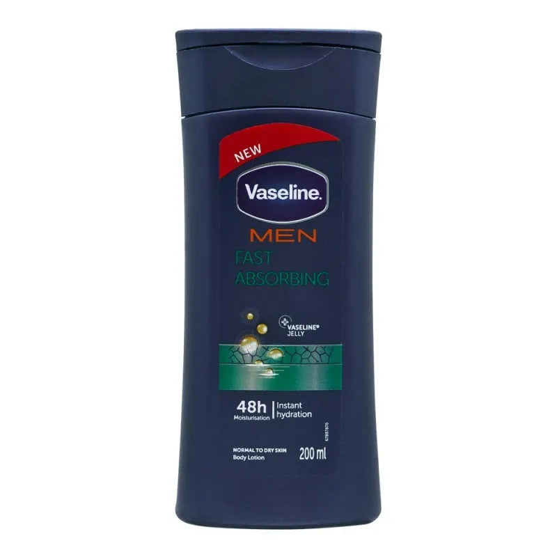 Vaseline Men Fast Absorbing 48H Moisturisation Body Lotion