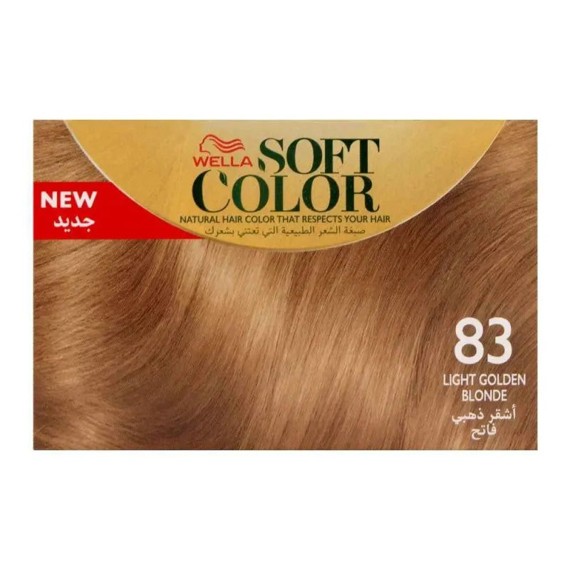 Wella Soft Color No Ammonia Color, 83 Light Golden Blonde
