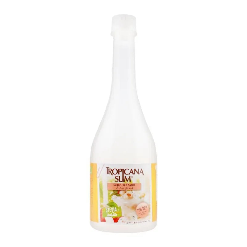Buy Tropicana Slim Stevia Sugar Free Syrup, Lychee, 750ml