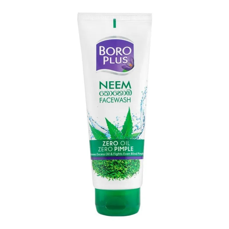 Buy Boro Plus Zero Oil Zero Pimple Neem Face Wash