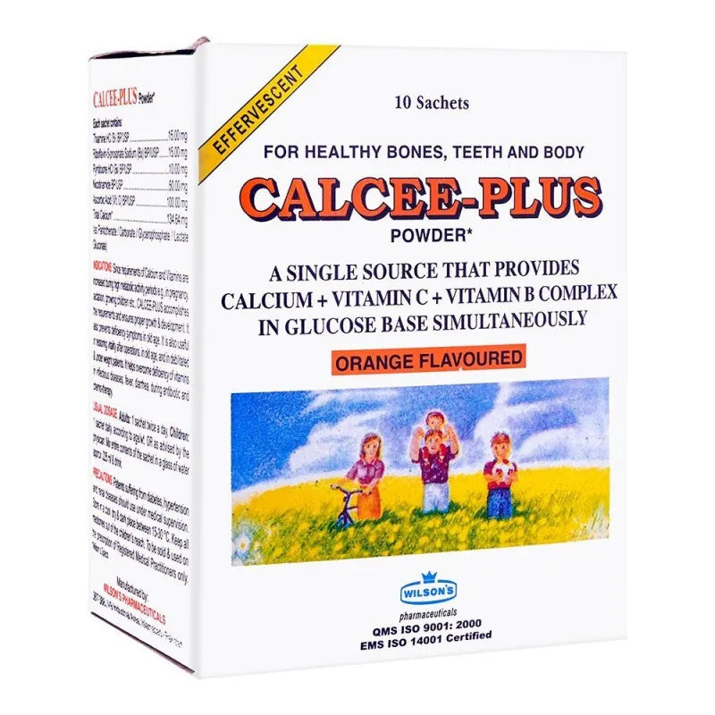 Wilson's Pharmaceuticals Calcee-Plus Powder Orange Flavour