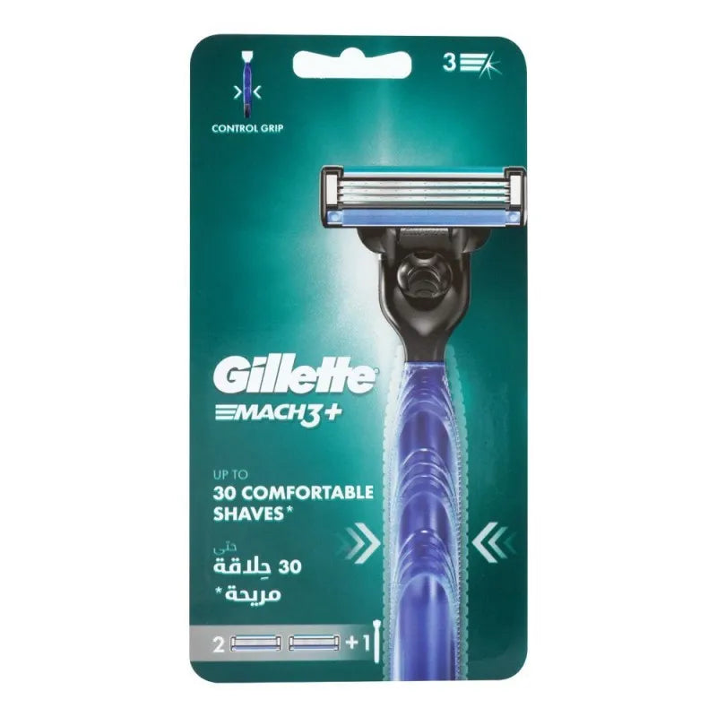 Buy Gillette Mach 3 Plus Razor+Cartriges 2-Pack in Pakistan