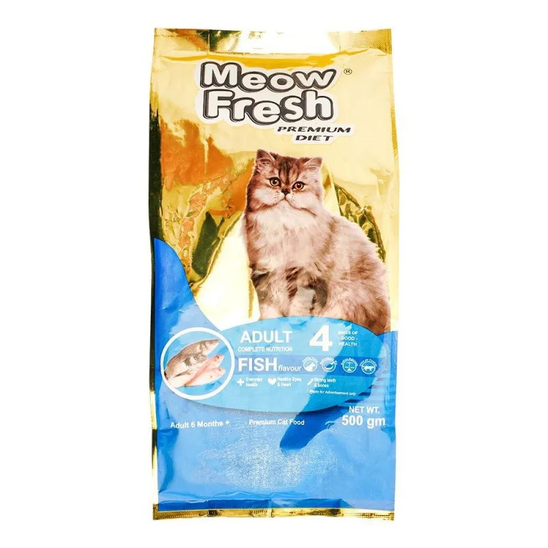 Buy Meow Fresh Premium Diet Adult 6 Months+ Fish, 500g