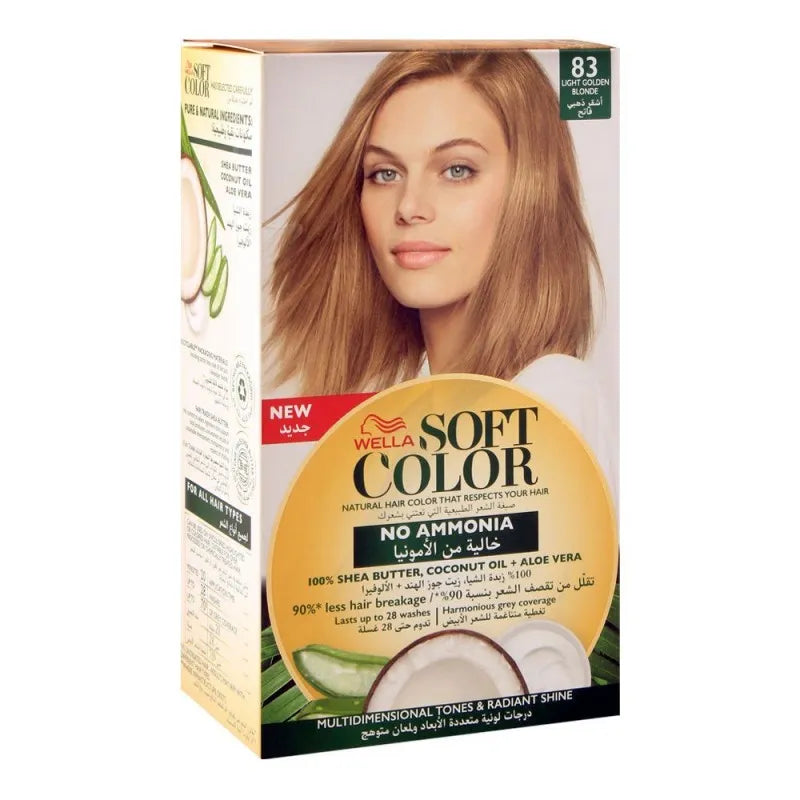Wella Soft Color No Ammonia Color, 83 Light Golden Blonde